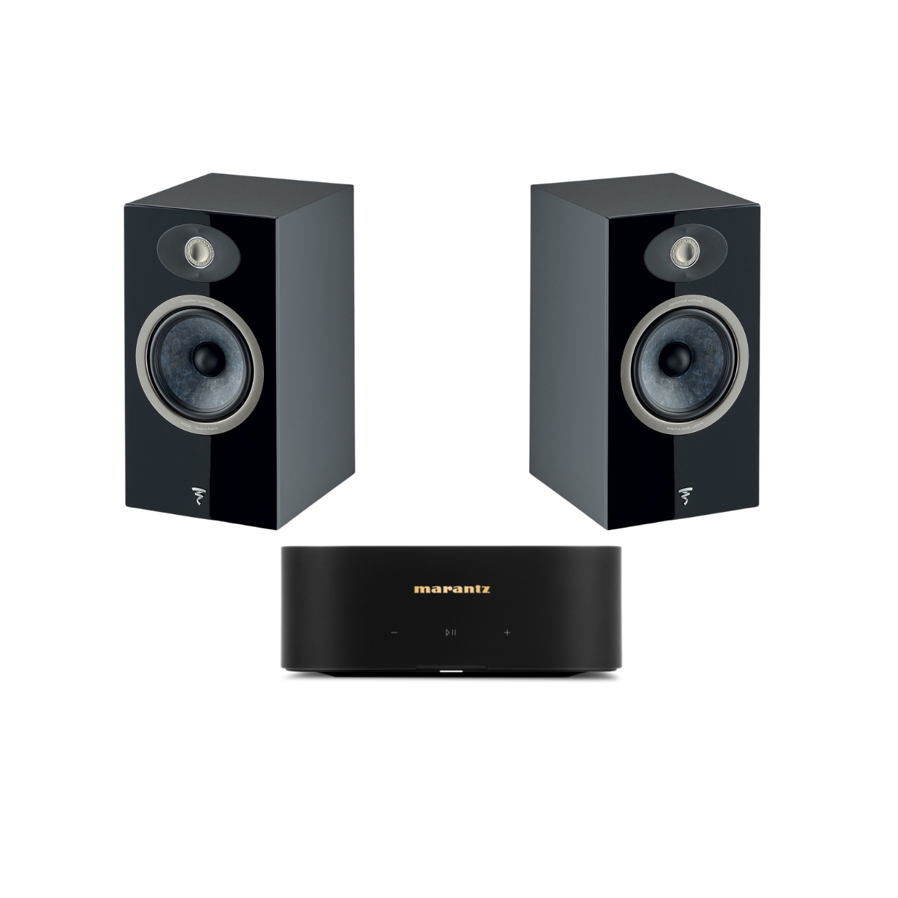 Bocinas Focal Theva N1 con Marantz M1 Amplificador Streaming