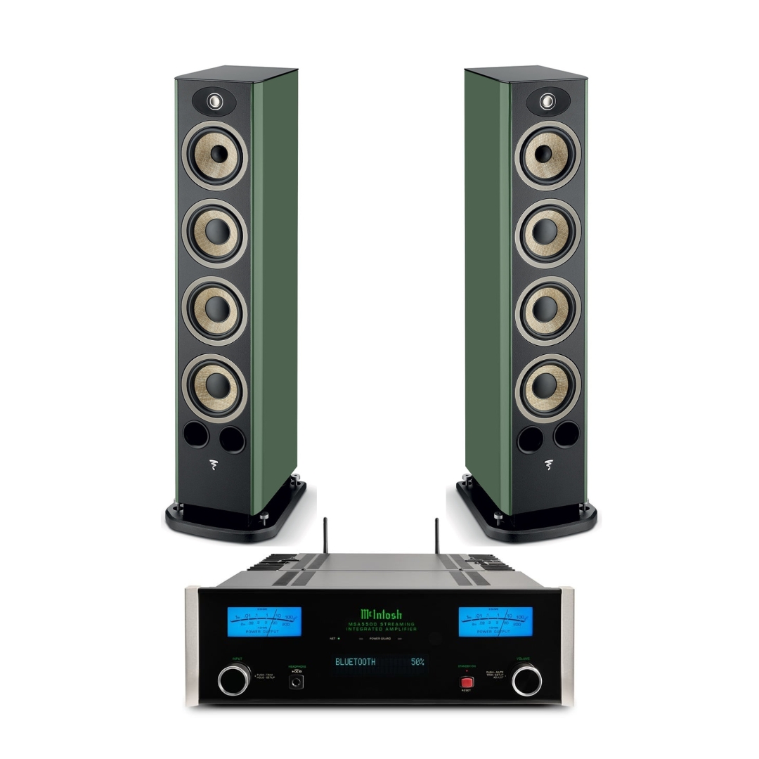 McIntosh MSA5500 y Focal Aria Evo X N3 amplificador y torres